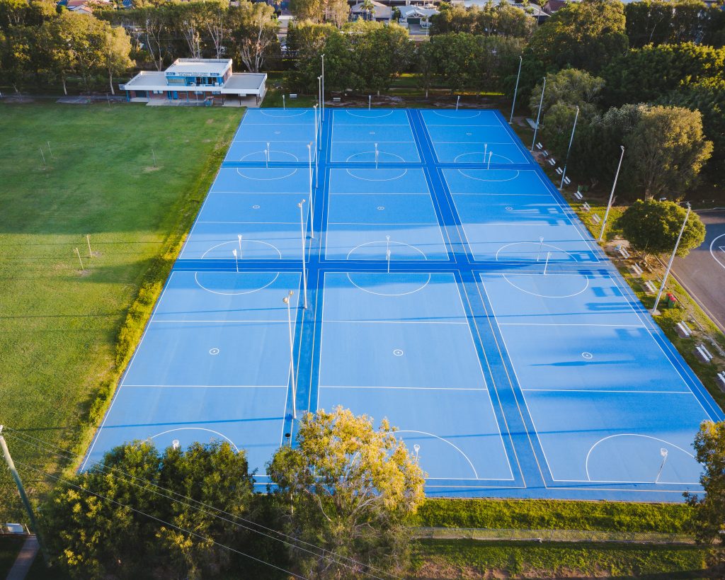 New netball courts for North Gold Coast - Dynamic Sports Facilities ...